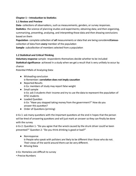 Image result for Introduction to Statistics Chapter One