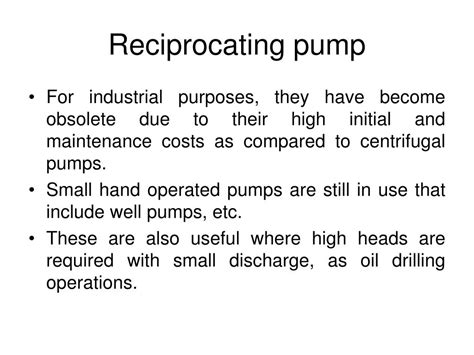 Image result for Reciprocating pump Applications
