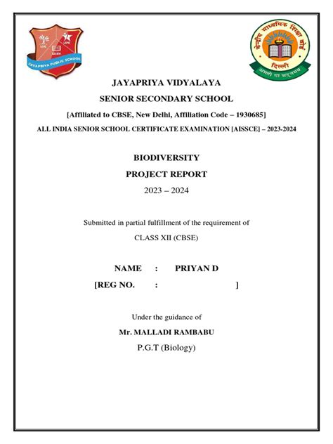 Image result for Biodiversity Science Projects