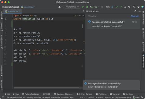 Image result for PyCharm Message Window