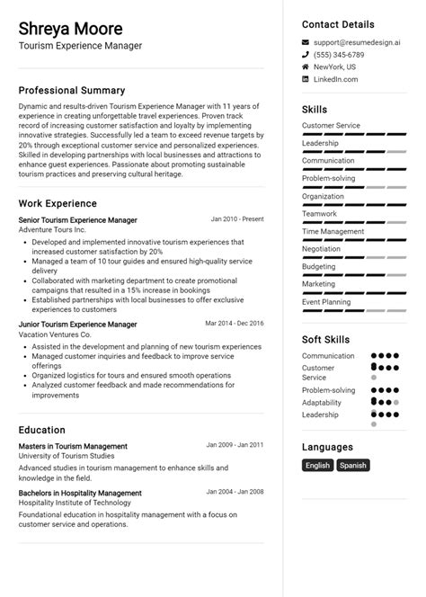 Image result for Tour Guide Resume Examples
