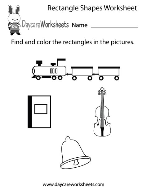 Image result for Rectangle Shape Worksheet