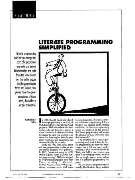 Image result for Literate Programming