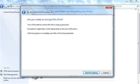 Image result for BitLocker Encryption Windows 7