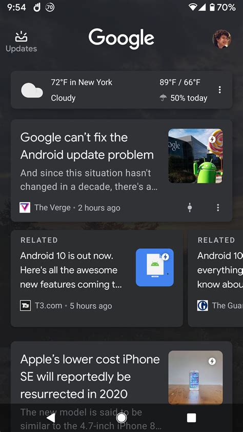 Image result for Android 10 Display and Style