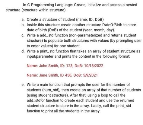 Image result for Nested Structure in C Language