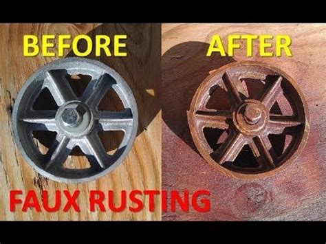 Image result for How to Paint Fake Rusty Look
