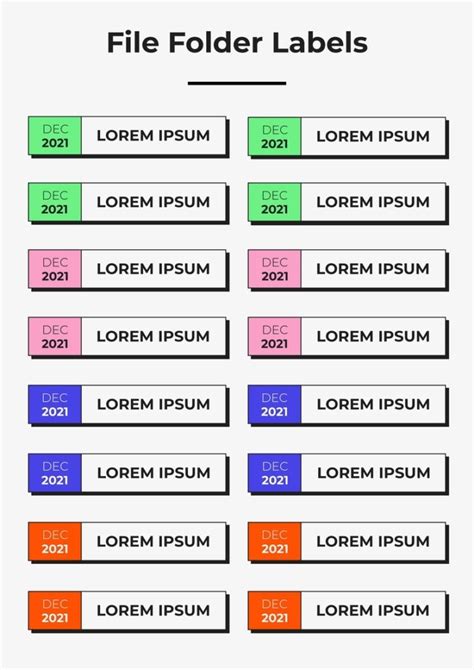 Image result for File Folder Labels Template Free