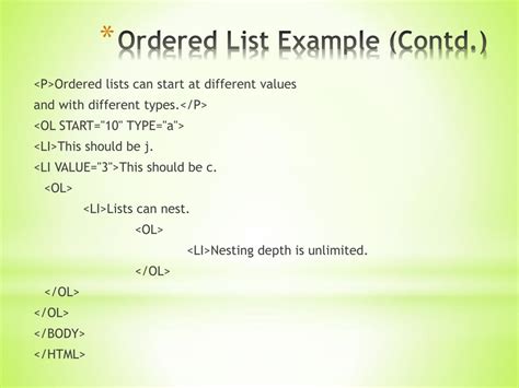 Image result for Simple List HTML