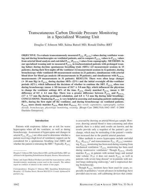 Image result for TCO2 Monitoring