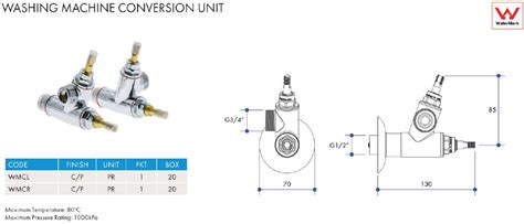 Image result for Washing Machine Conversion Taps Builders