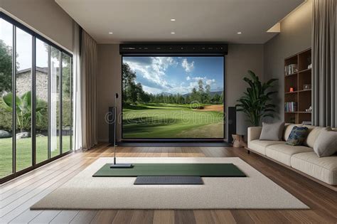 Image result for Golf Simulator Modern Setup