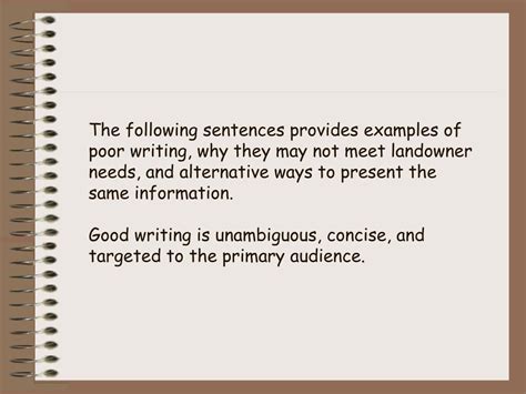 Image result for Poor Writing Example