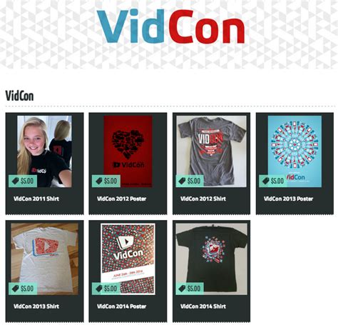 Image result for VidCon Merch