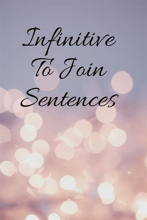 Image result for Sentences Using Infinitive