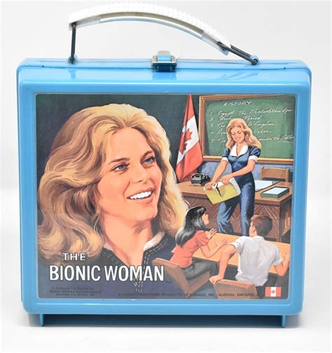 Image result for Bionic Woman Lunch Box