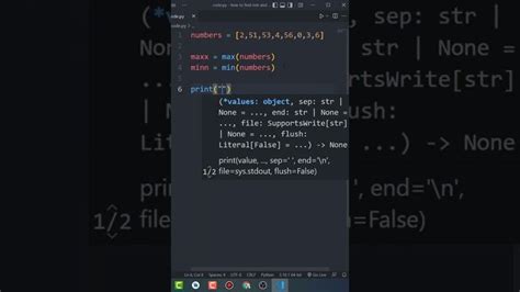 Image result for Python Code for Min and Max of 3 Numbers without Function