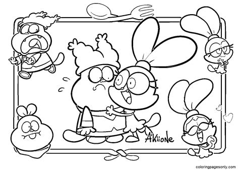 Image result for Chowder Coloring Pages