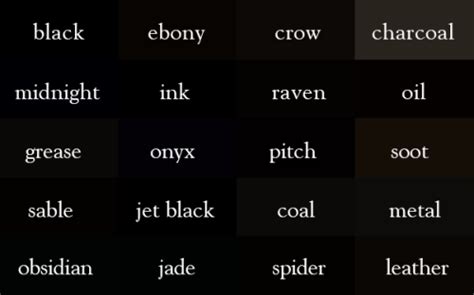 Image result for Color Synonyms