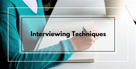 Interviewing Techniques - Dr. Fred Jones