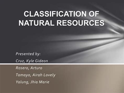 Image result for Classification of Natural Resources