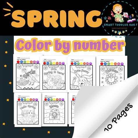Image result for Spring Color by Number Coloring Pages