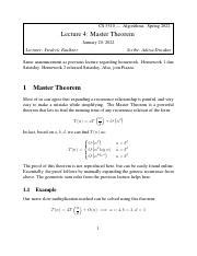 Image result for Algorithms Master Theorem