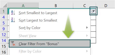 Image result for Excel Basic Auto Filters