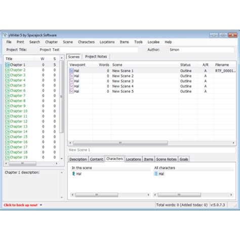 Image result for Using yWriter