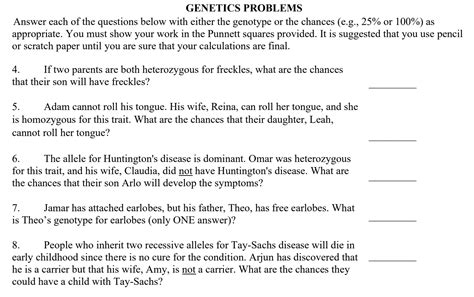 Image result for Genetics Short Answer Questions and Answers