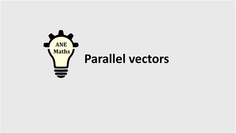Image result for Parallel Vectors Example
