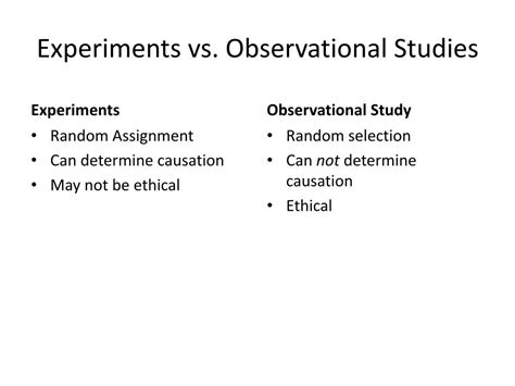Image result for Controlled Experiments Vs Observational Studies