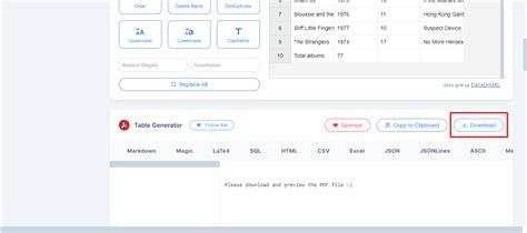 Image result for Table HTML PDF