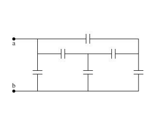 Image result for Complex Equivalent Capacitance Physics