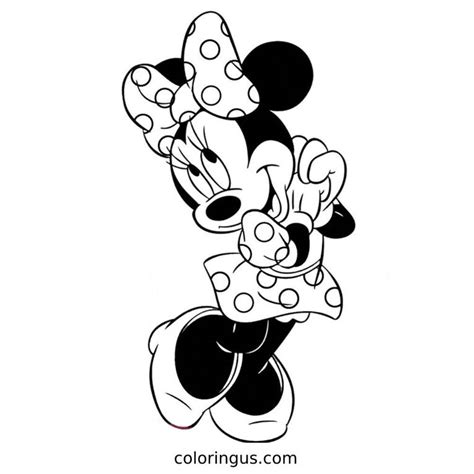 Image result for Minnie Mouse Coloring Pages