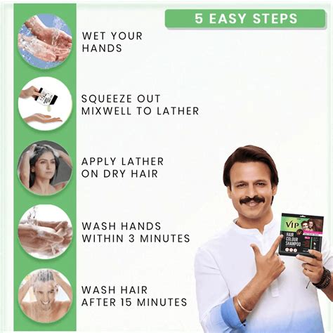 Image result for Using VIP Shampoo Hair Color