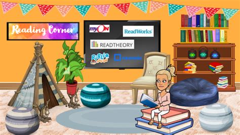 Image result for Bitmoji Reading Classroom