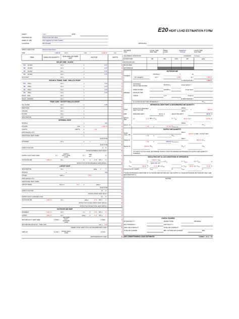 Image result for E20 Heat Load Examples