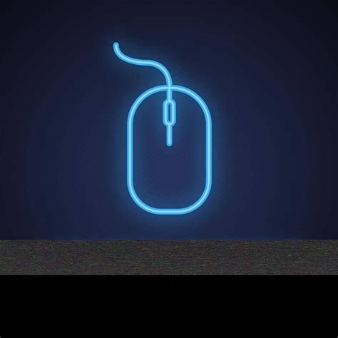 Image result for Neon Computer Mouse