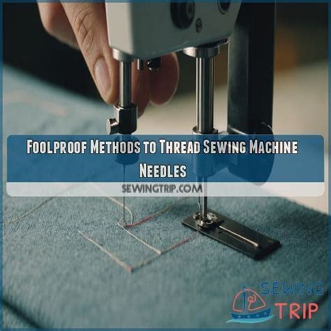 Image result for Threading a Sewing Machine Needle