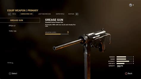 CoD WWII multiplayer beta weapons list