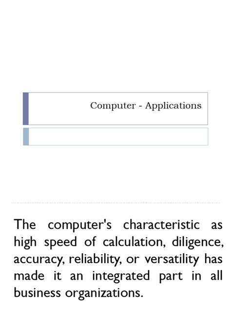 Image result for Application of Computer PDF