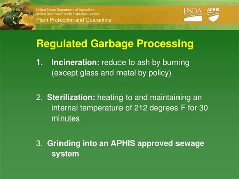 Image result for Regulated Garbage Procedure