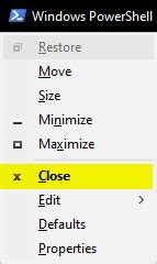 Image result for Close File Handles User PowerShell Shortcut