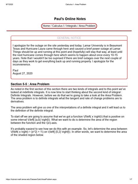 Image result for Area Problem Calculus