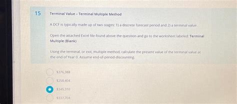 Image result for Terminal Value Exit Multiple Method