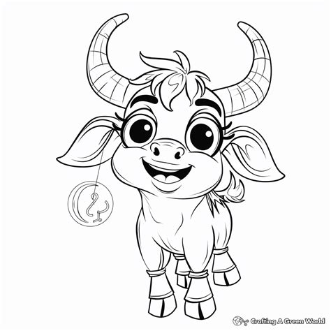 Image result for Taurus Coloring Pages