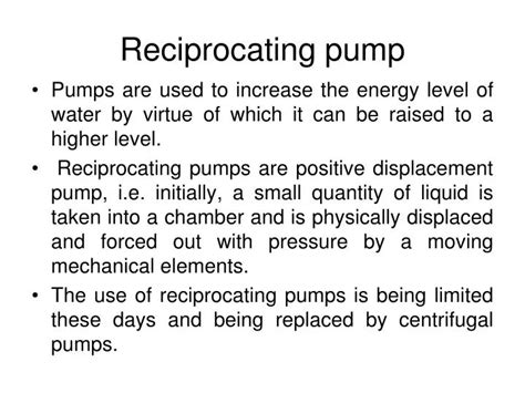 Image result for Reciprocating pump Applications