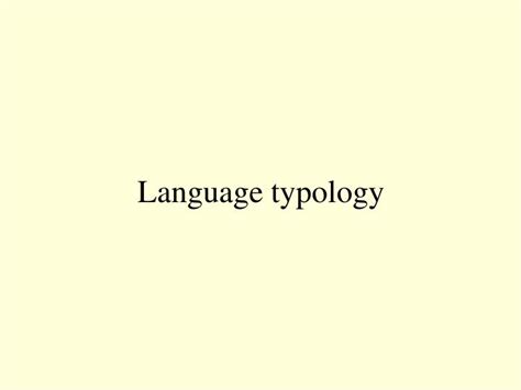 Image result for Language classification Language Typology