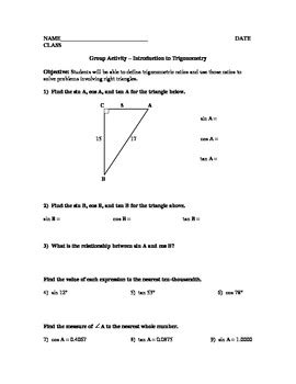 Image result for Introducing Trigonometry Lesson